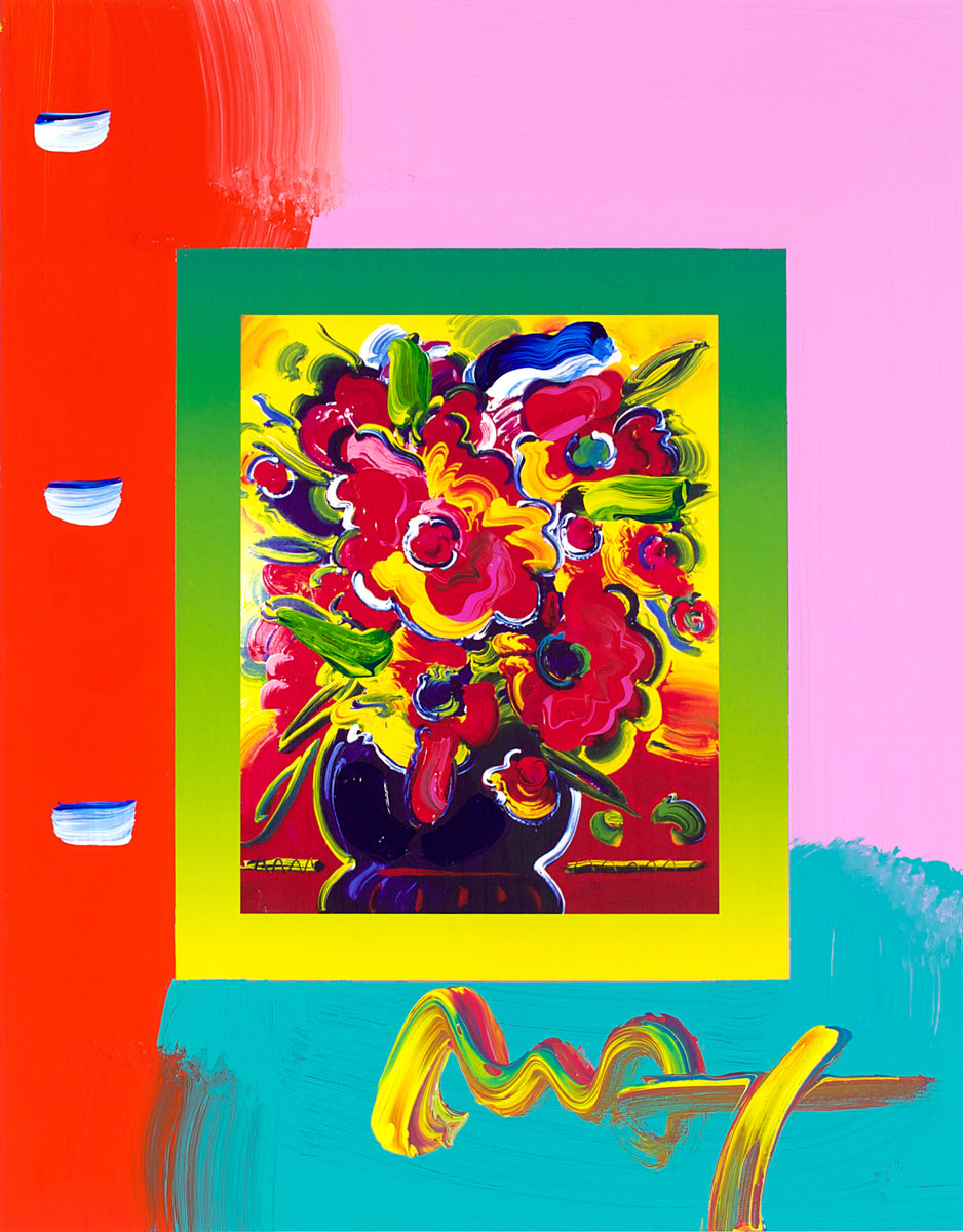 Vase Of Flowers On Blends #202 – Peter Max Store