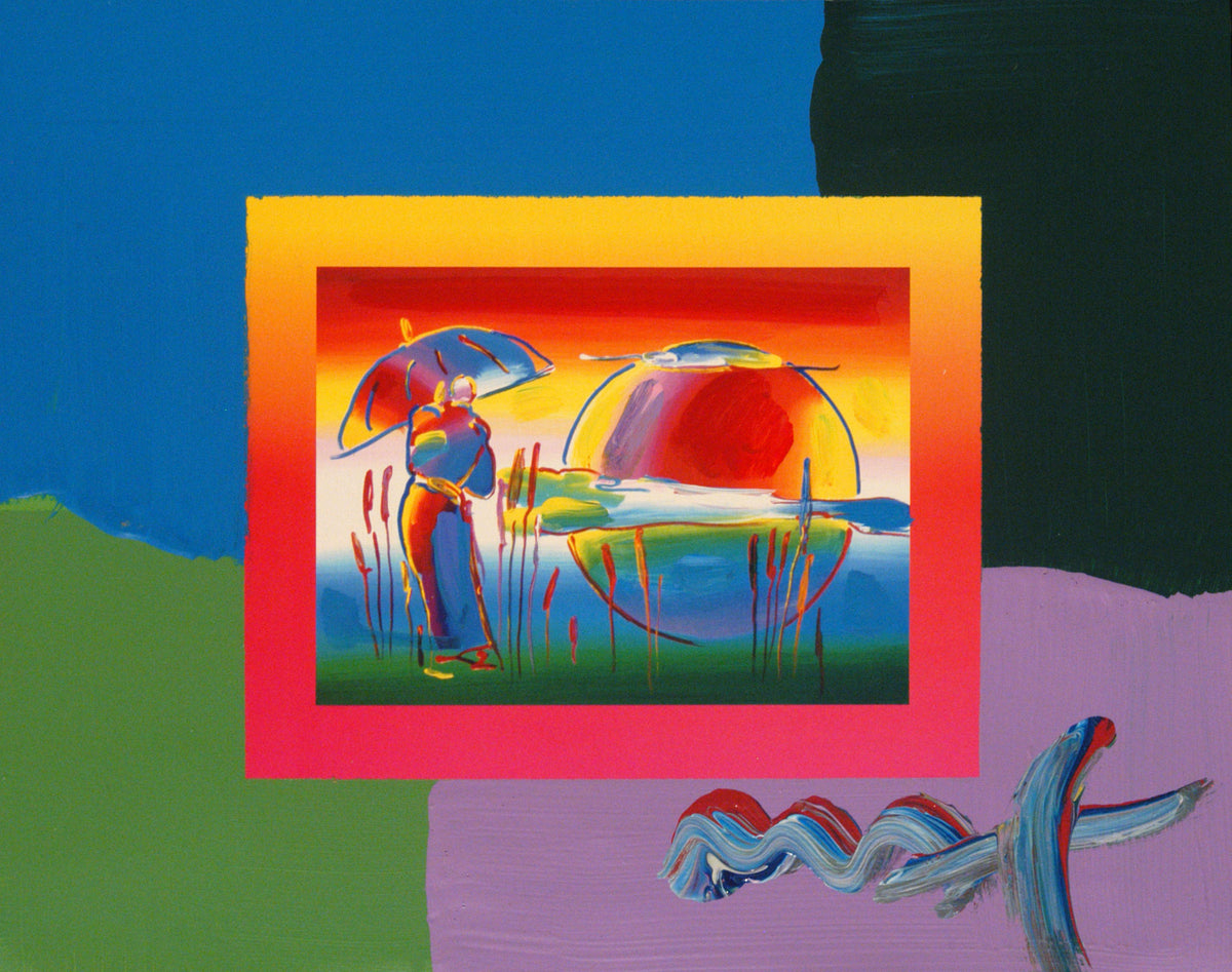 Rainbow Umbrella Man On Blends #453 – Peter Max Store